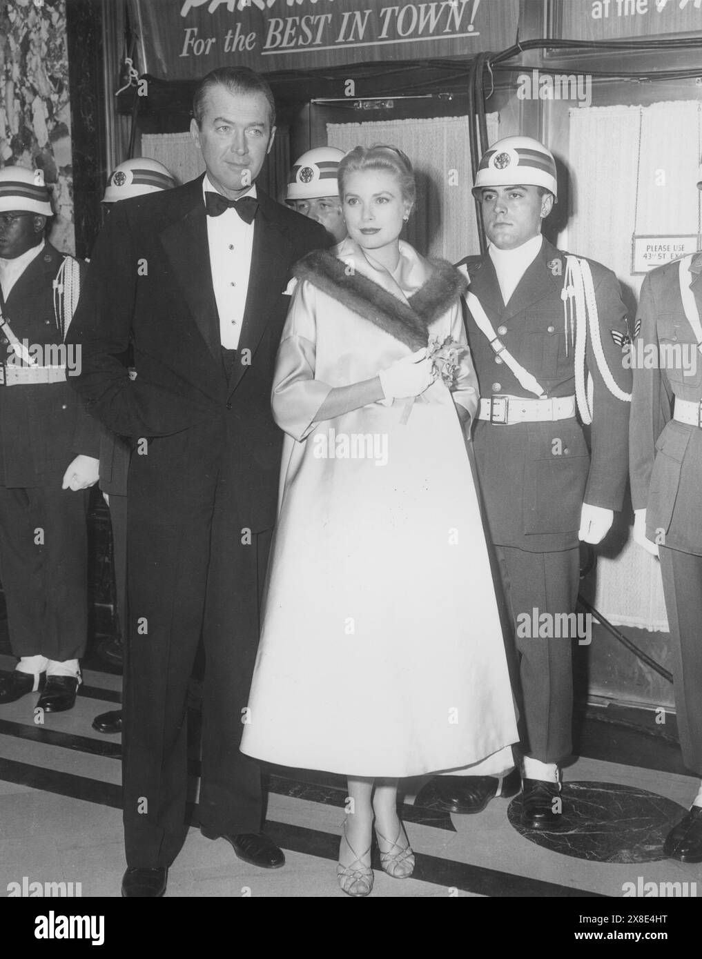 JAMES STEWART AND GRACE KELLY/PRINCESS GRACE..©SMP/(Credit Image ...