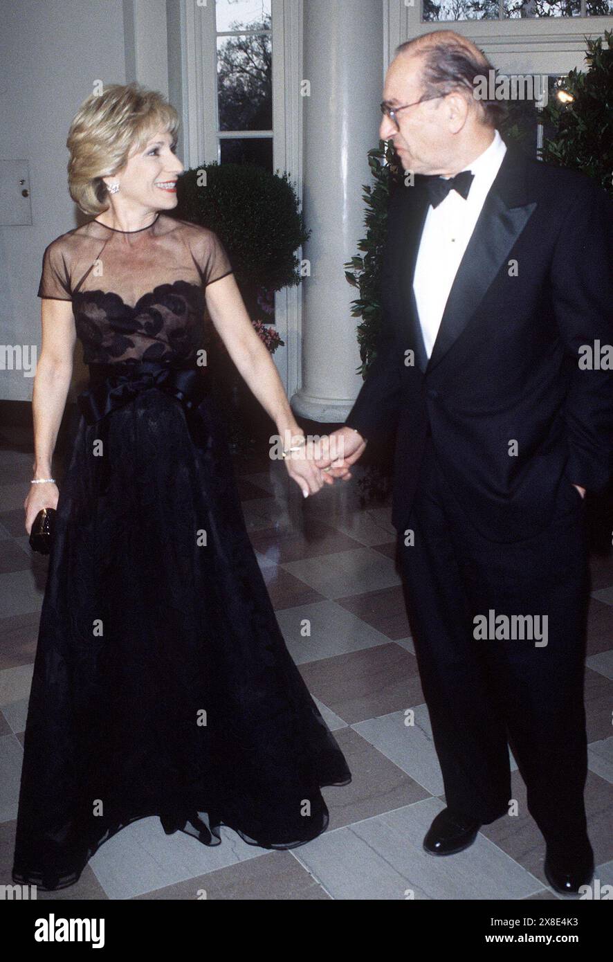 K8360JKEL: STATE DINNER FOR PRIMEMINISTER CRETIEN OF CANADA.ALAN ...