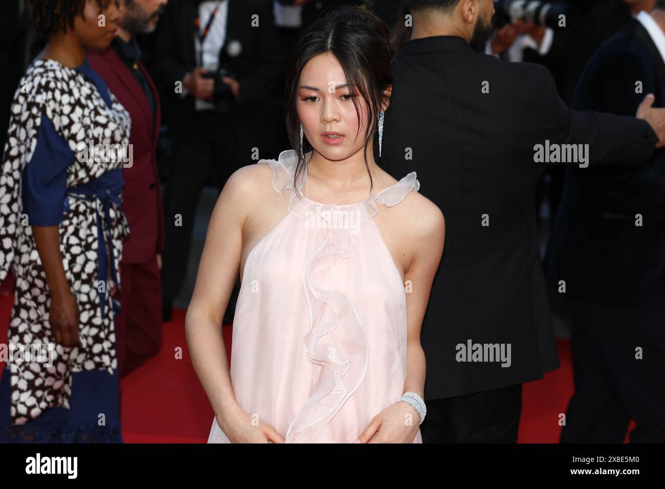 May 24, 2024, Cannes, Cote D'azur, France: OLIVIA YANG walks the red carpet ahead of 'The Most ...