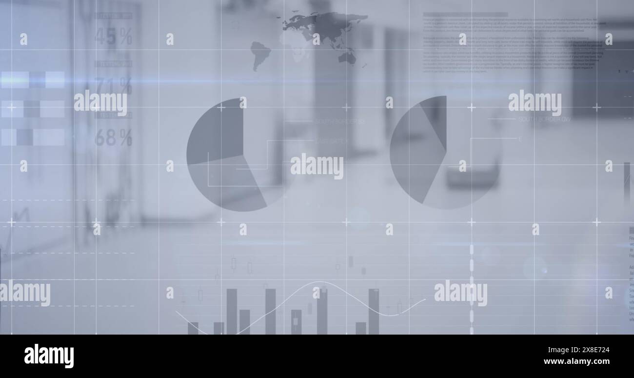 A digital composite of various financial charts Stock Photo - Alamy