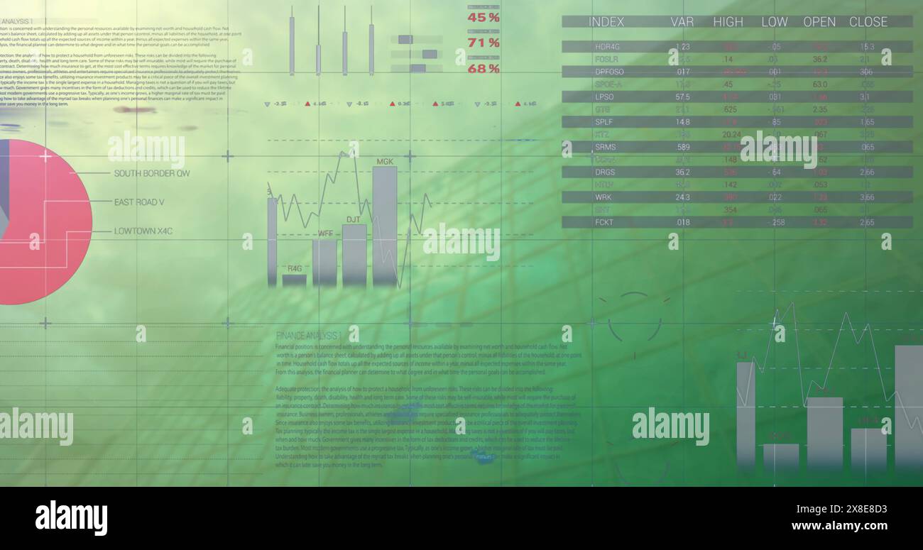Image of data processing over cityscape Stock Photo - Alamy