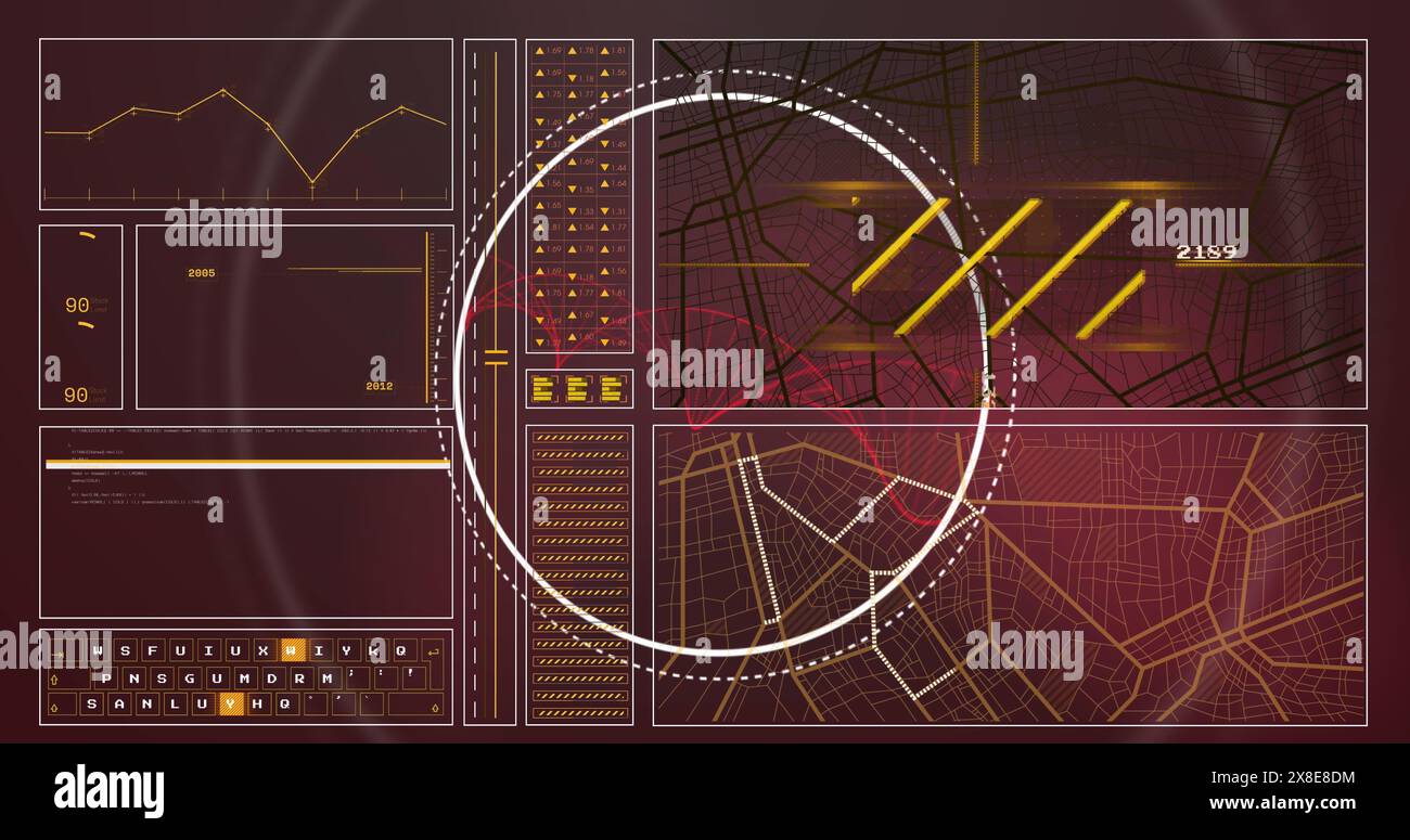Image of scope scanning and data processing Stock Photo - Alamy