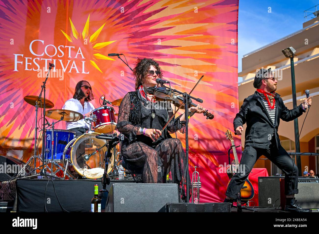 Holy Moly and The Crackers, Costa Music Festival, Ibiza, Spain Stock ...