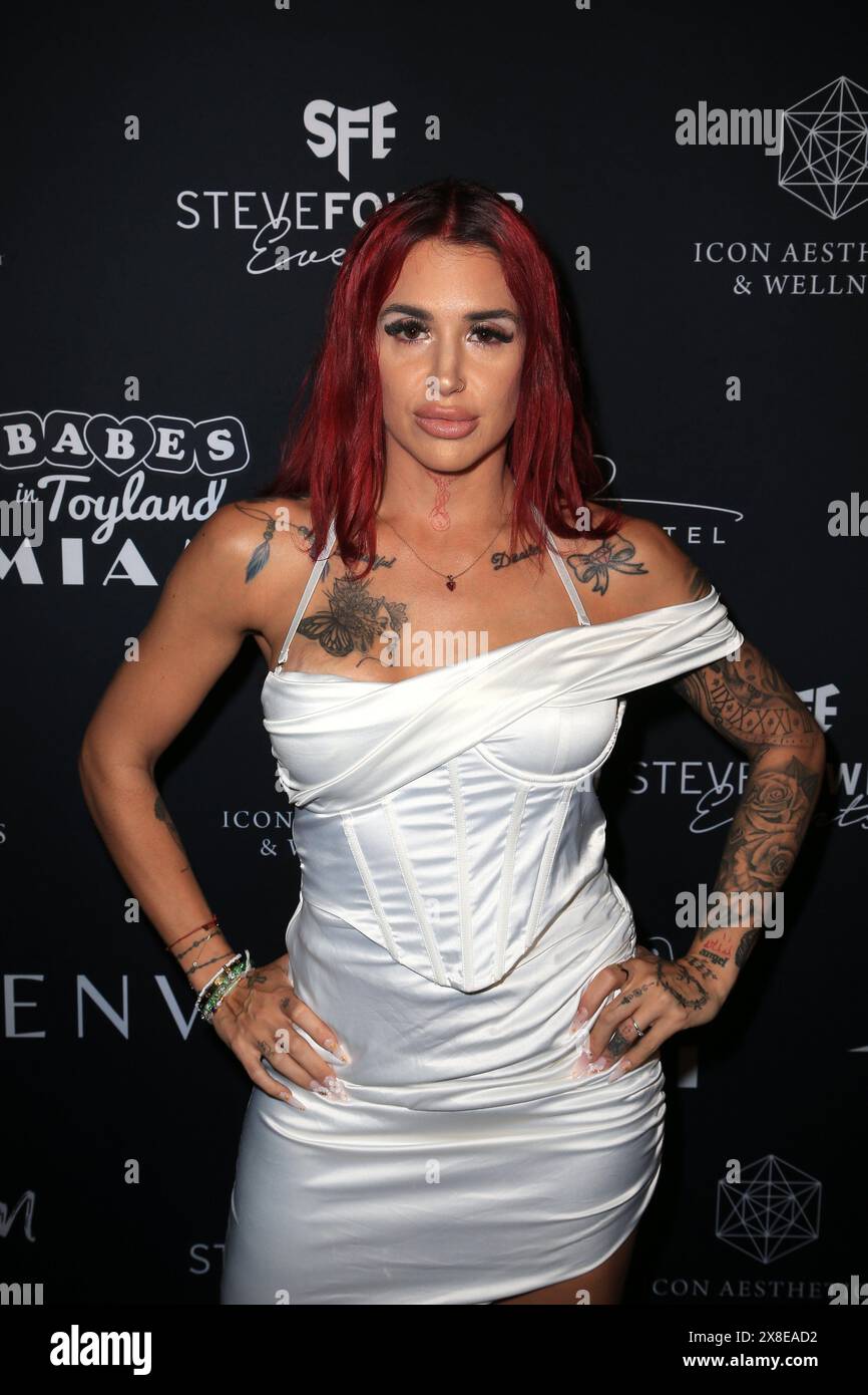 MIAMI, FL, USA - MAY 18, 2024. Model and influencer Yessenia attends ...