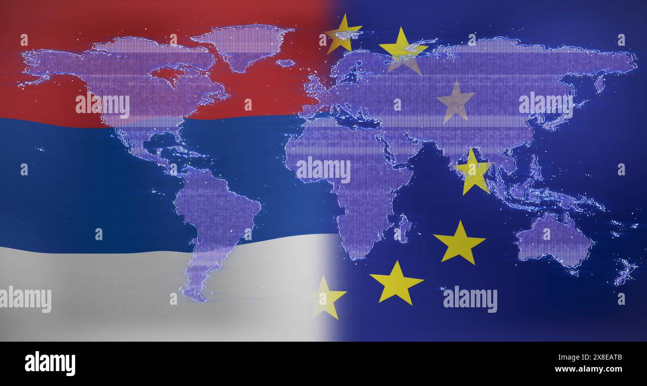Animation european union flag moving hi-res stock photography and ...