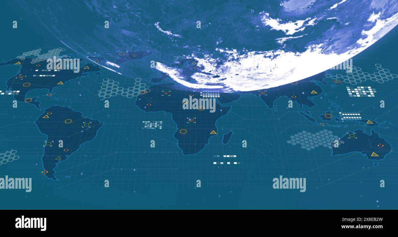 Digital earth hi-res stock photography and images - Alamy