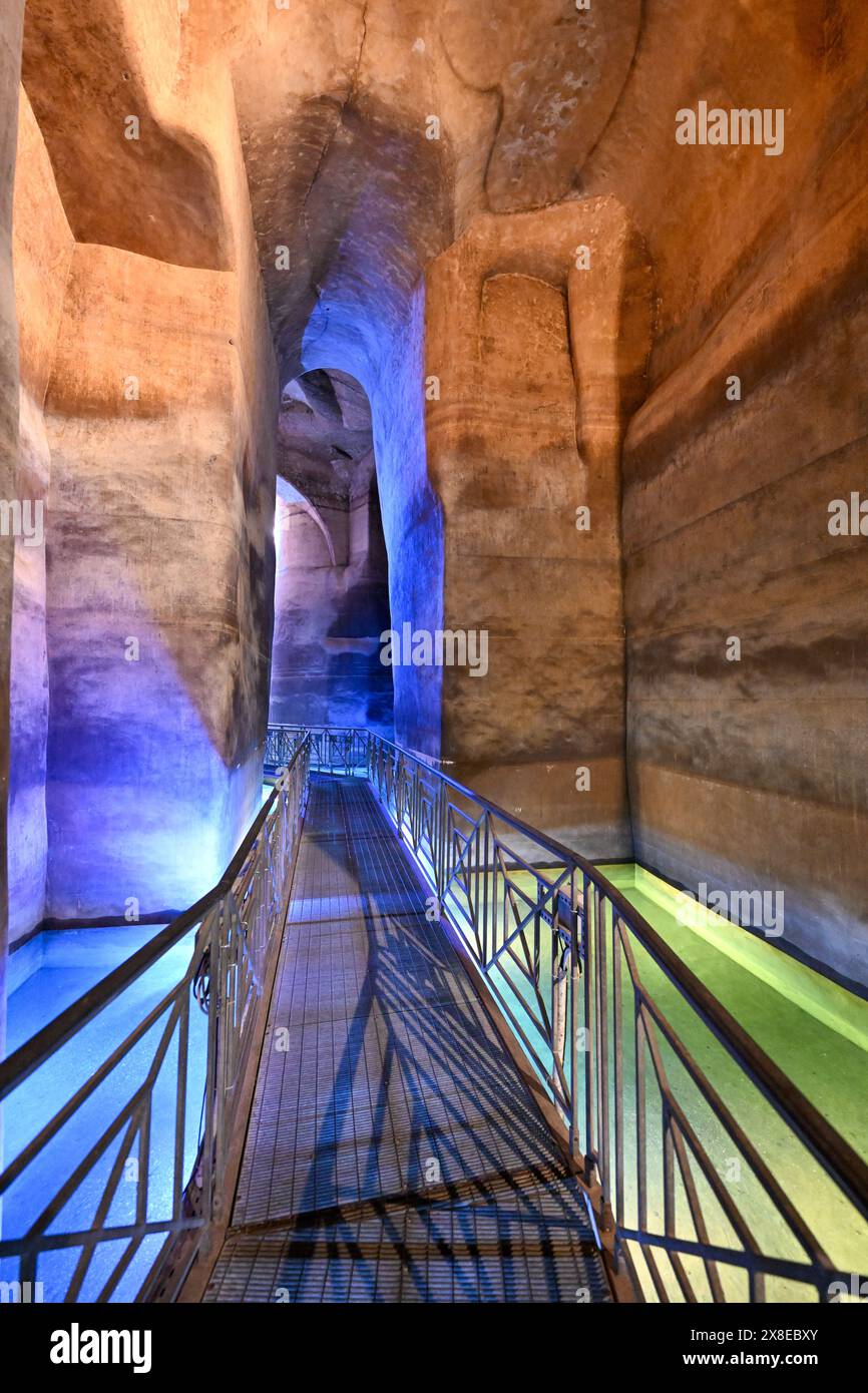 Ancient water cistern in Matera. UNESCO heritage. Capital of Europe ...