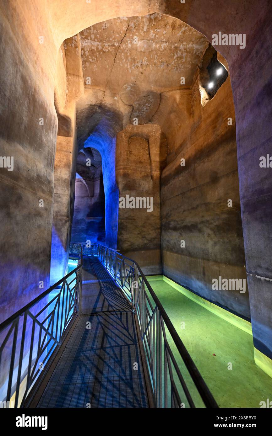 Ancient water cistern in Matera. UNESCO heritage. Capital of Europe ...