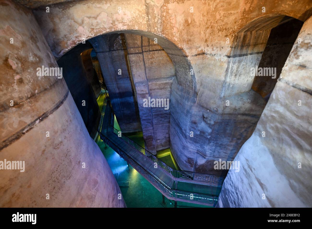 Ancient water cistern in Matera. UNESCO heritage. Capital of Europe ...