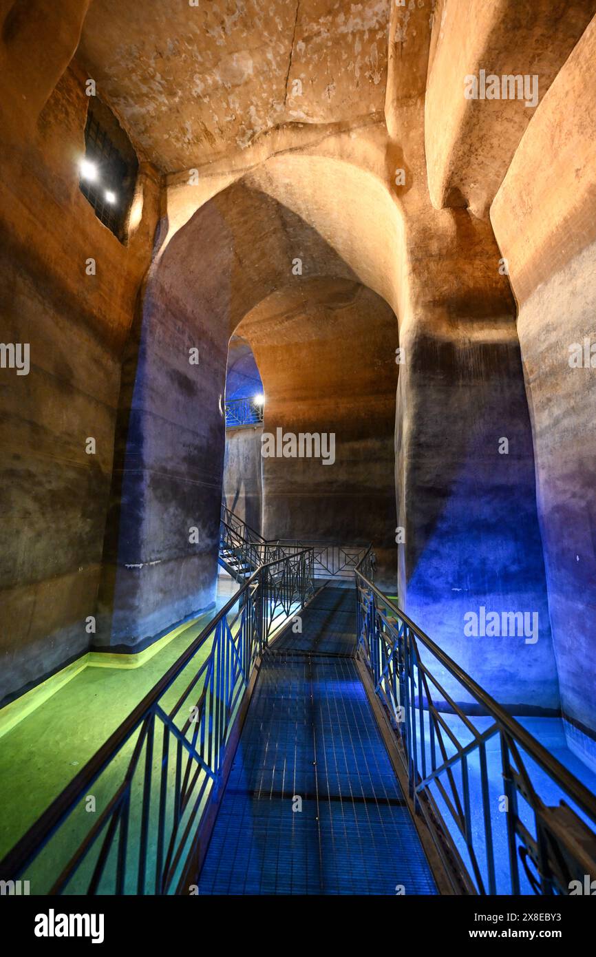 Ancient water cistern in Matera. UNESCO heritage. Capital of Europe ...