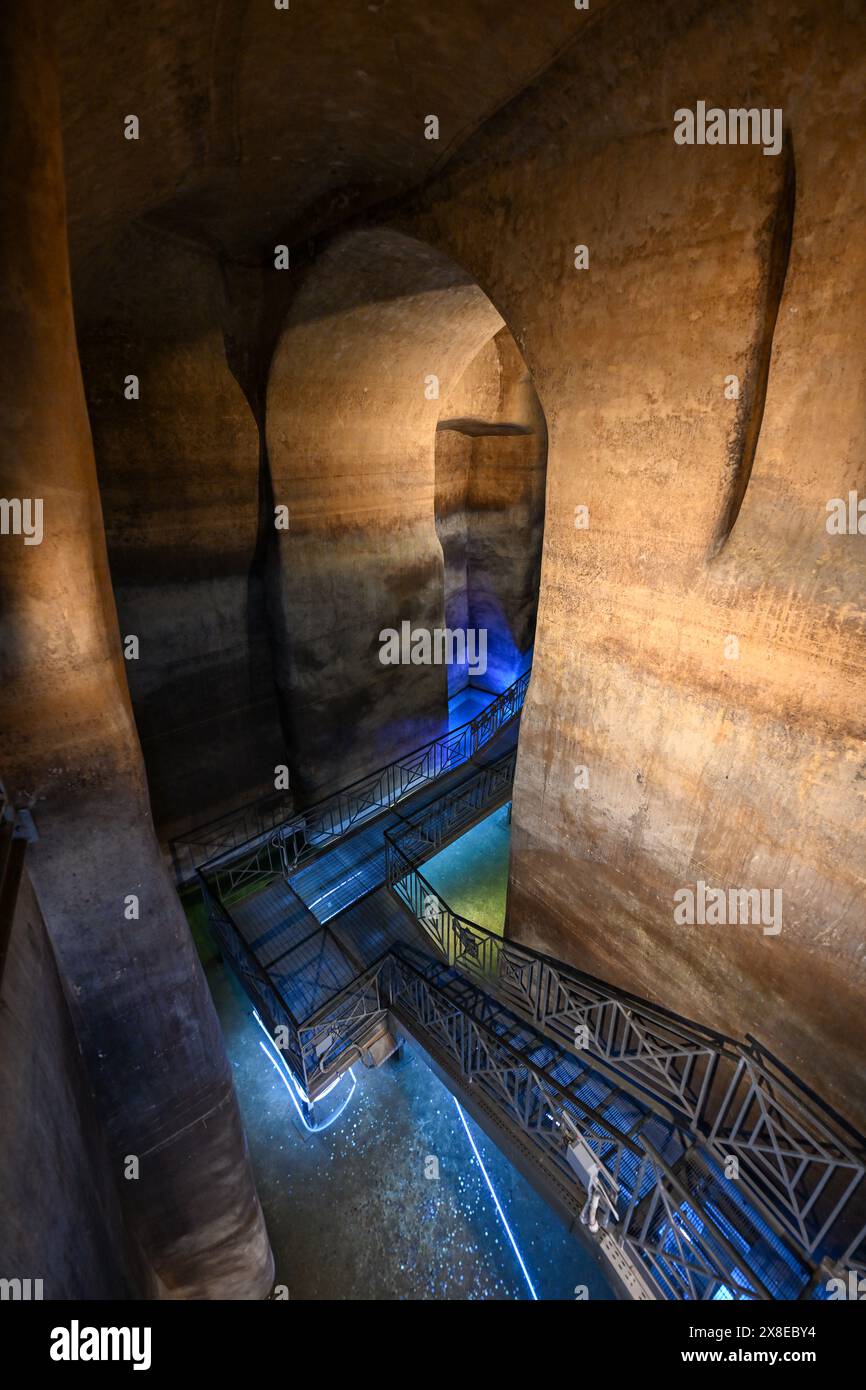 Ancient water cistern in Matera. UNESCO heritage. Capital of Europe ...