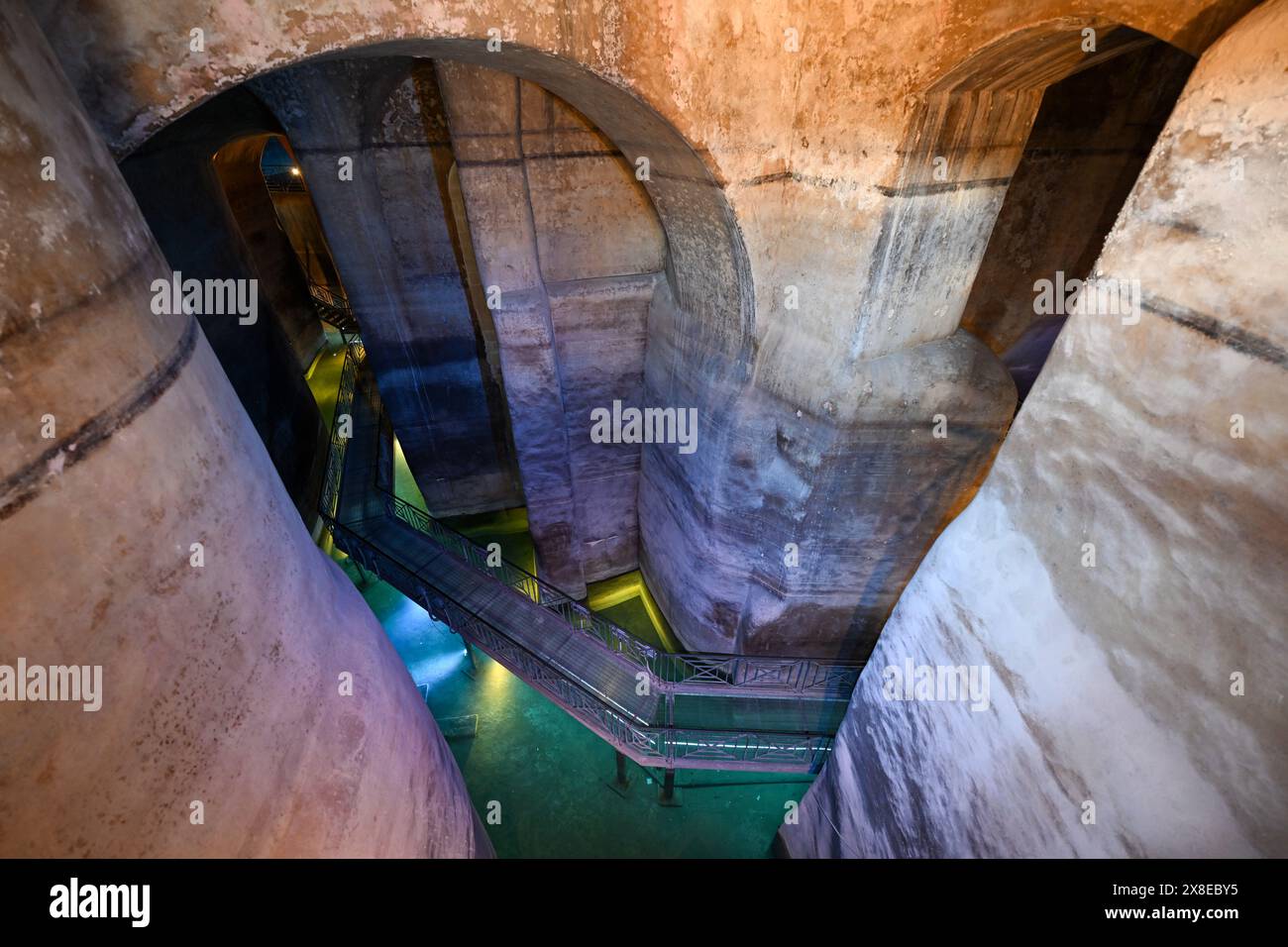 Ancient water cistern in Matera. UNESCO heritage. Capital of Europe ...