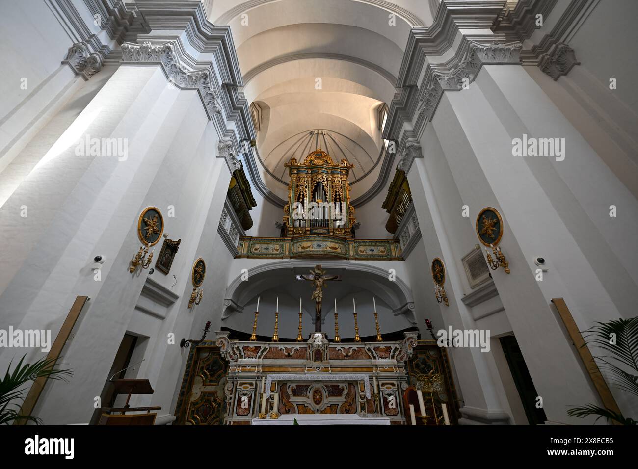 Madera, Italy - Aug 9, 2023: Convent of Saint Augustine from the late ...