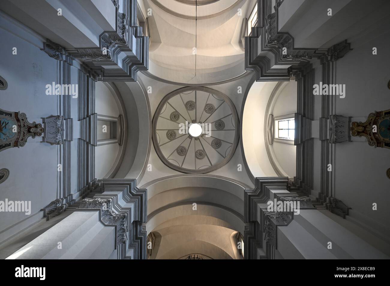 Madera, Italy - Aug 9, 2023: Convent of Saint Augustine from the late ...