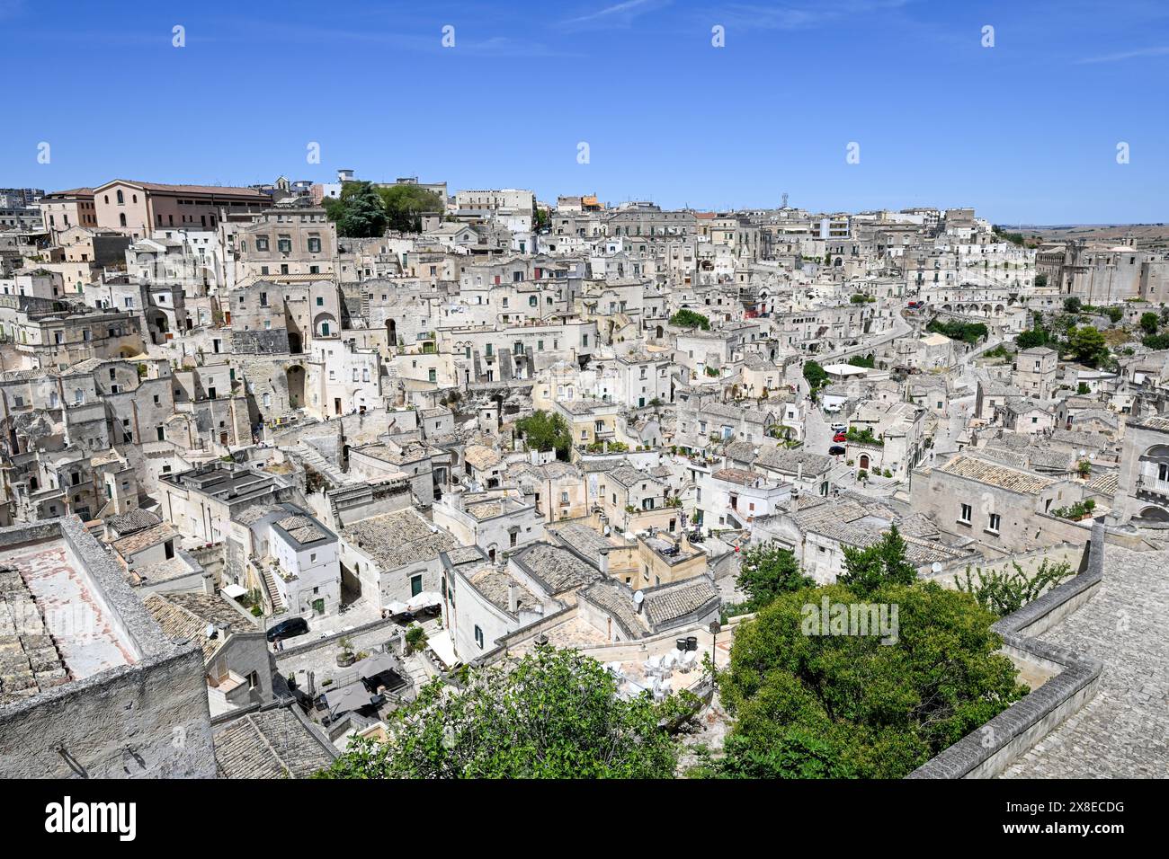 Cityscape aerial image of medieval city of Matera, Basilicata Italy ...