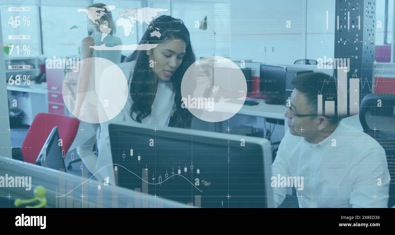 Futuristic office african american hi-res stock photography and images ...