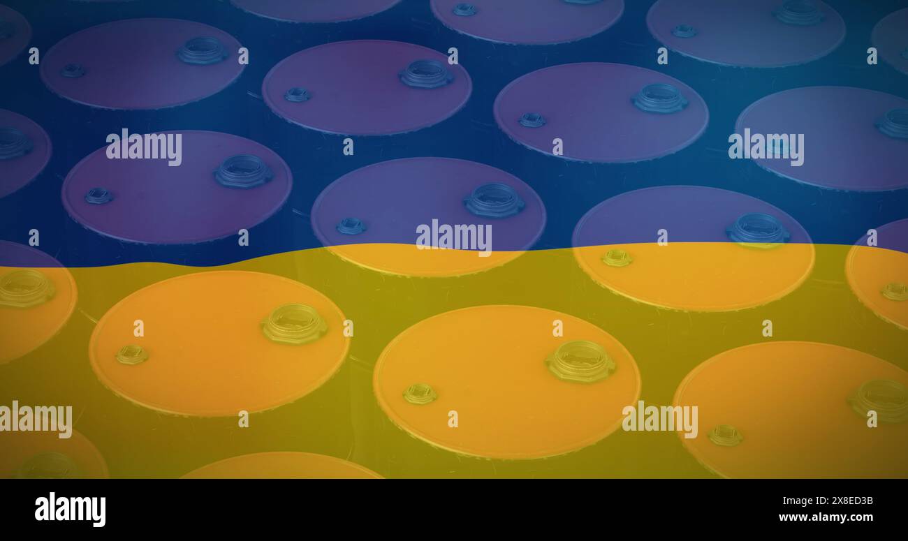 Purple and yellow circles with blue outlines are overlapping on dual ...