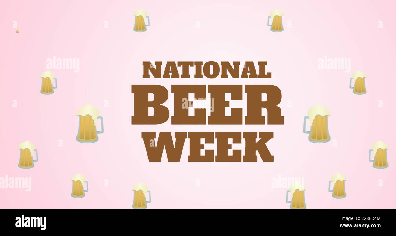 National beer week text banner hi-res stock photography and images - Alamy