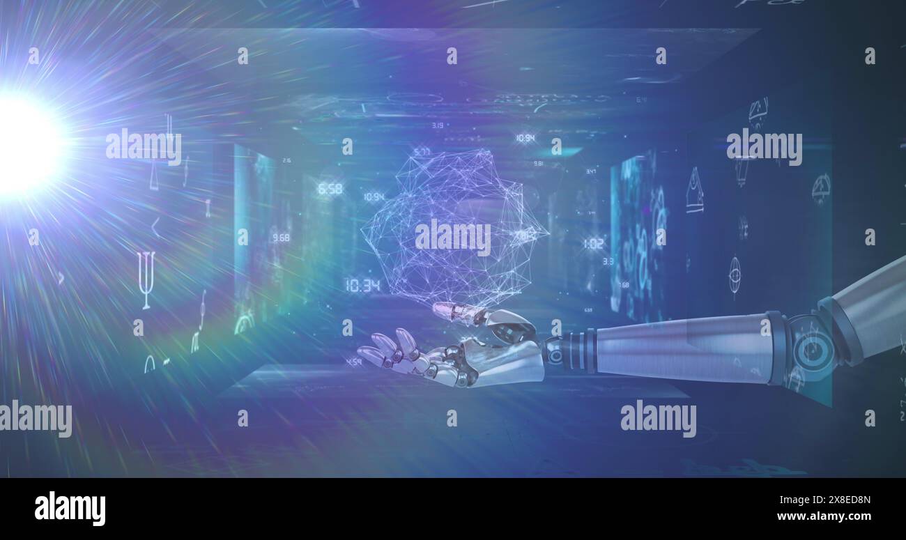 Robot futuristic screen hi-res stock photography and images - Alamy