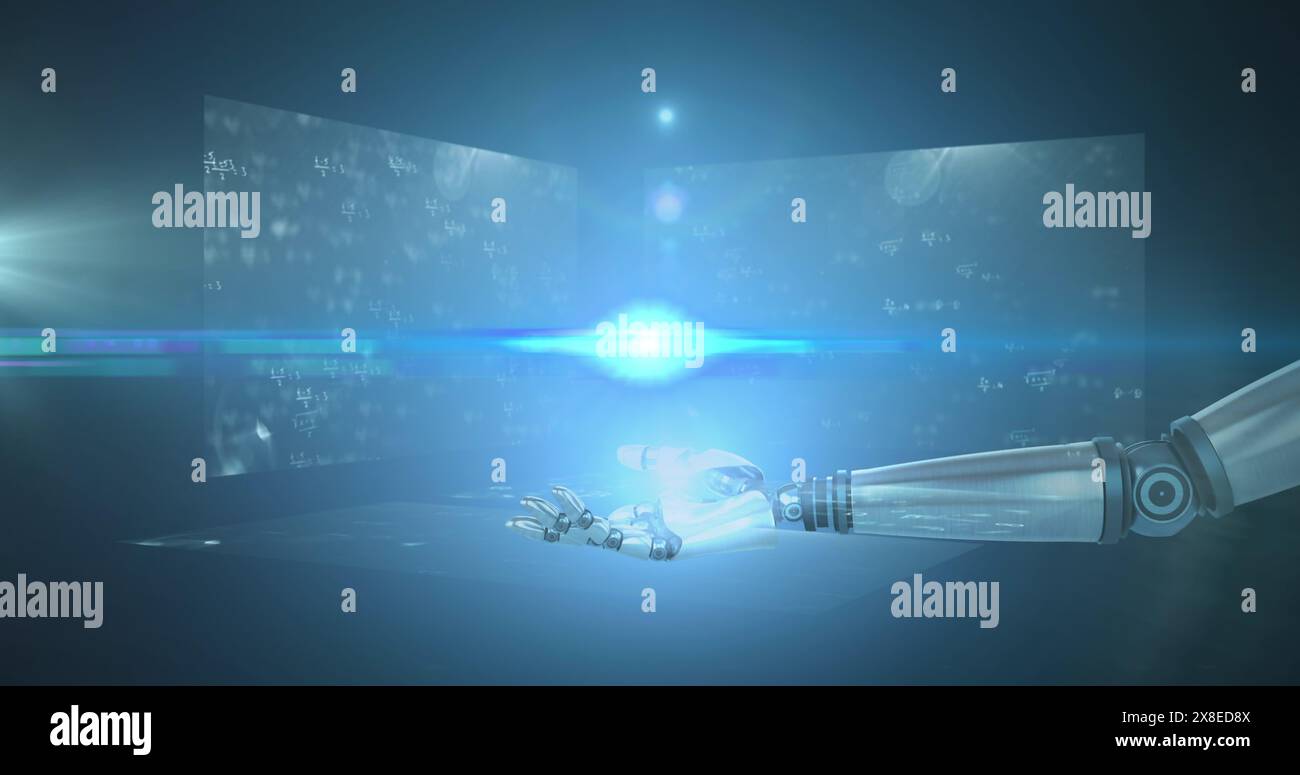 Digital screens showing data animation hi-res stock photography and images - Alamy