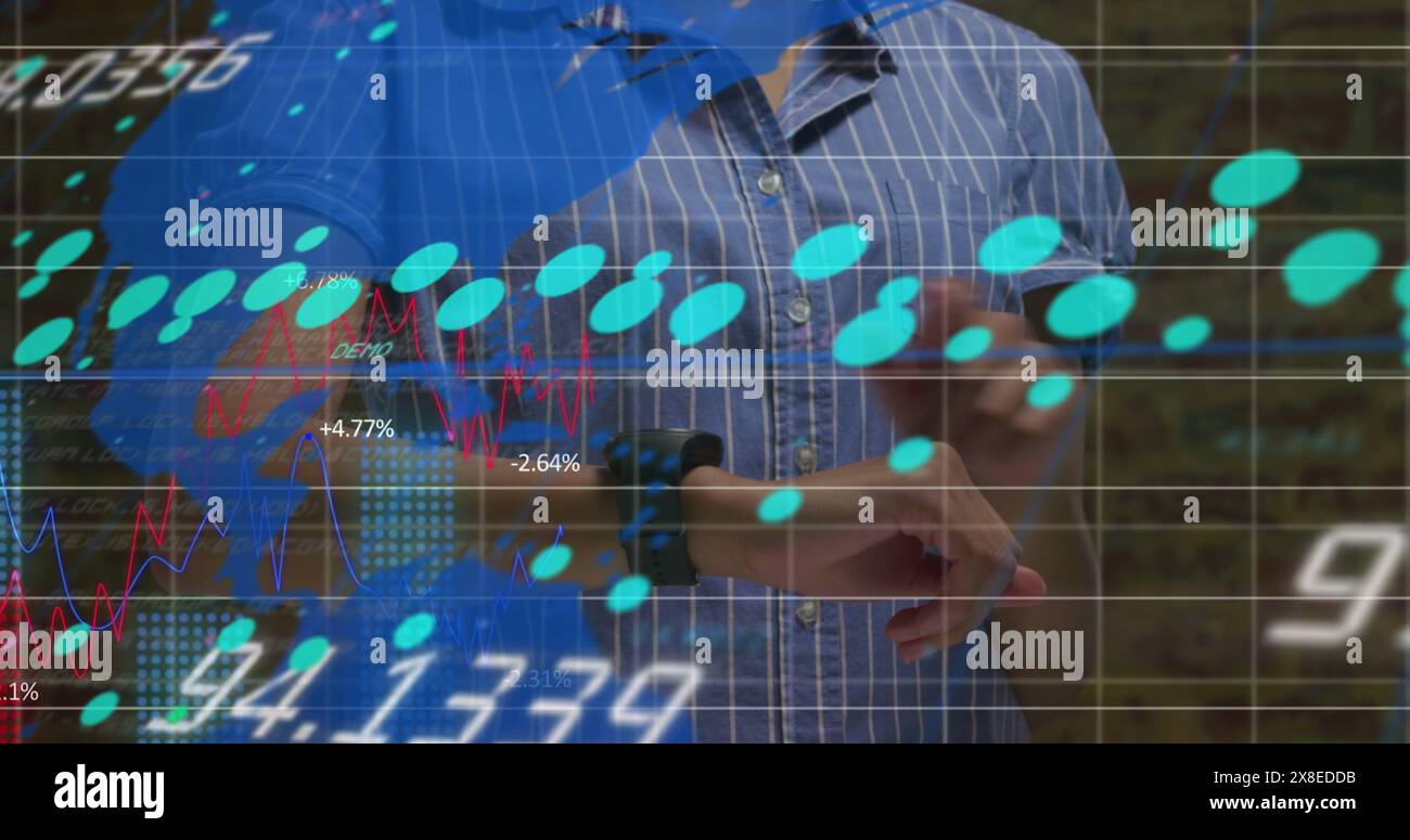 Rising stock market graph data hi-res stock photography and images - Alamy