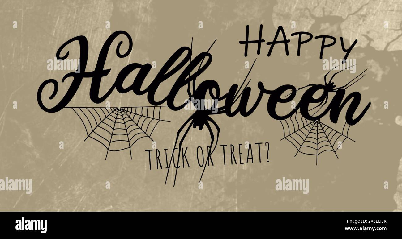 Happy halloween vector text animation hi-res stock photography and ...