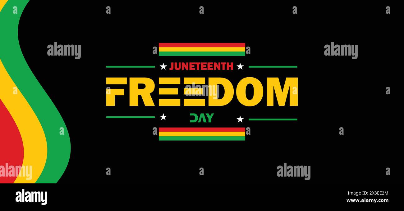Juneteenth A Day of Remembrance and Design Stock Vector Image & Art - Alamy
