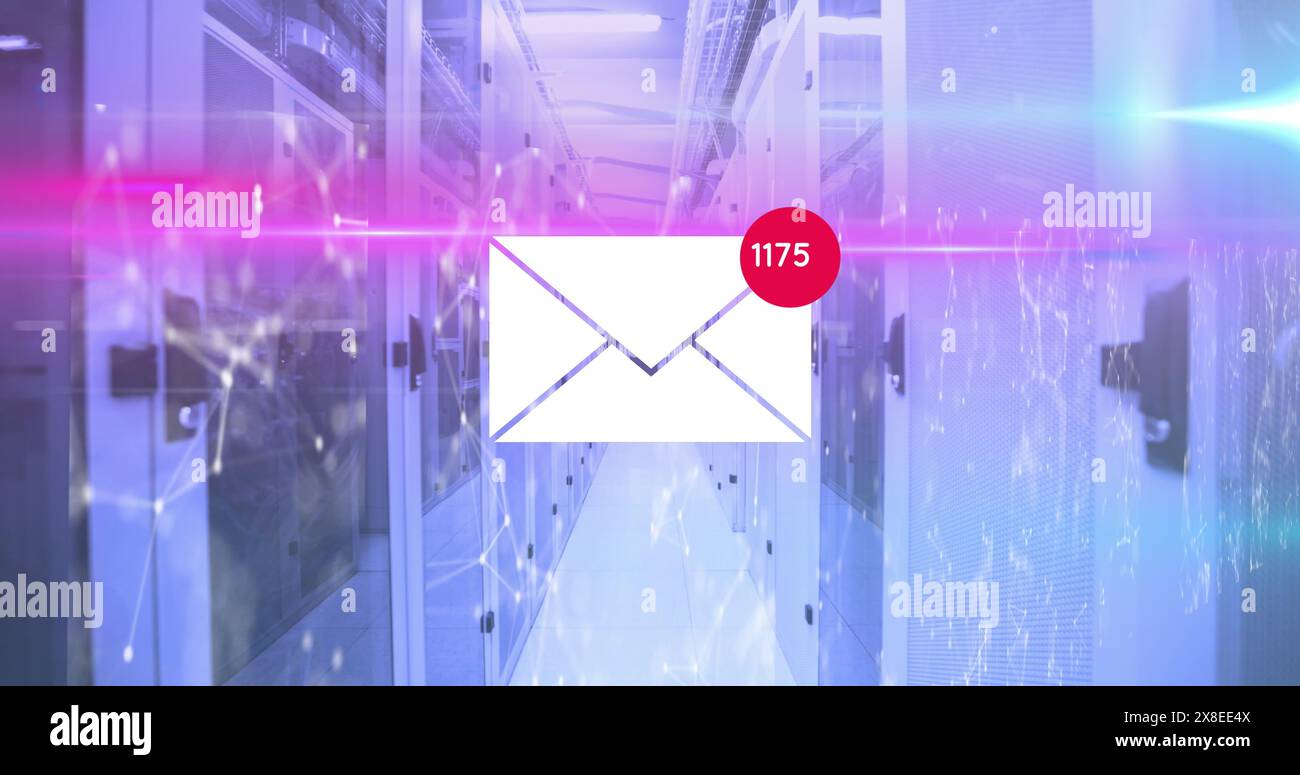 Image of icons over statistics Stock Photo - Alamy