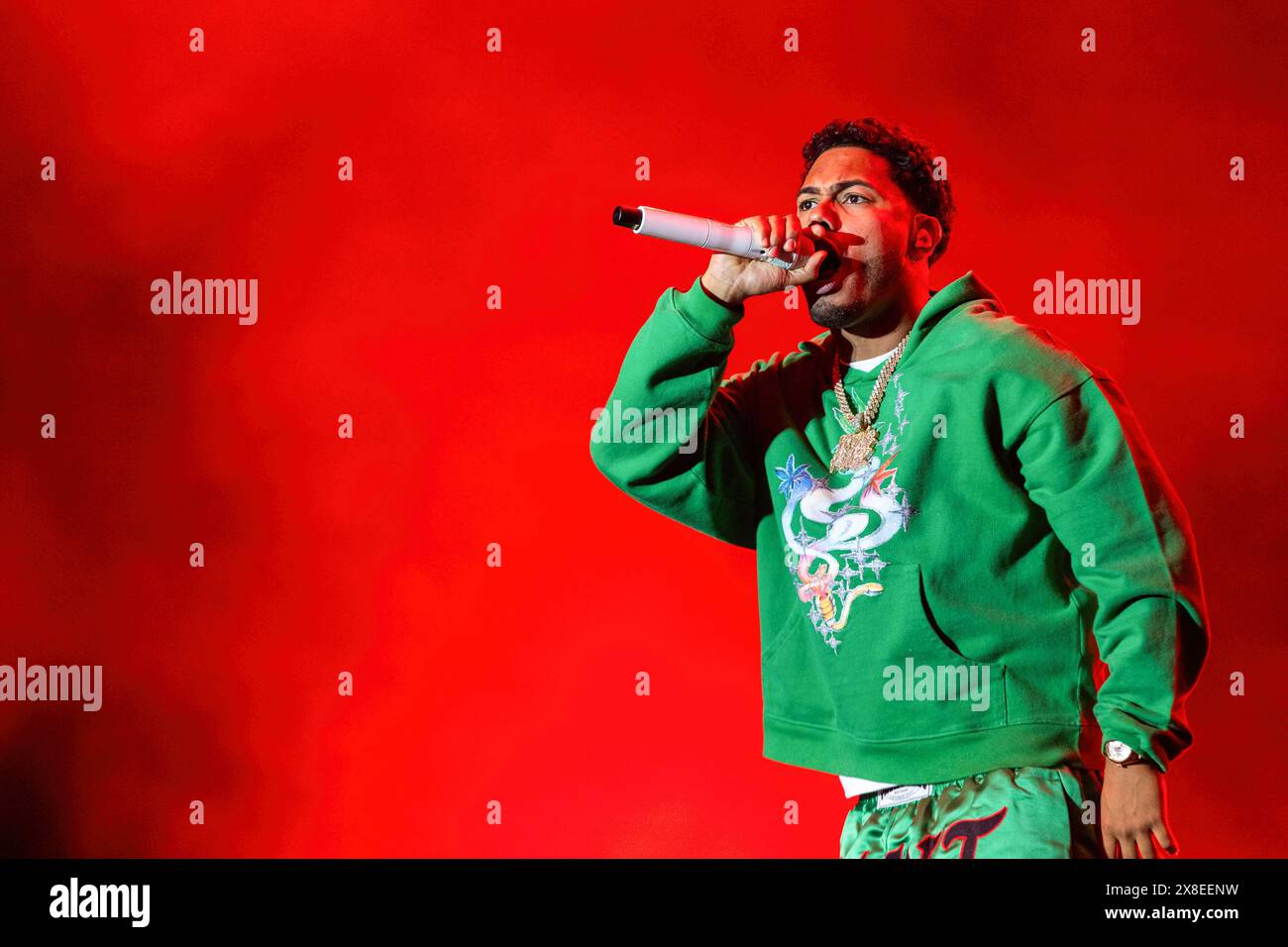 Porto, Portugal. 24th May, 2024. Puerto Rican rapper, singer and ...