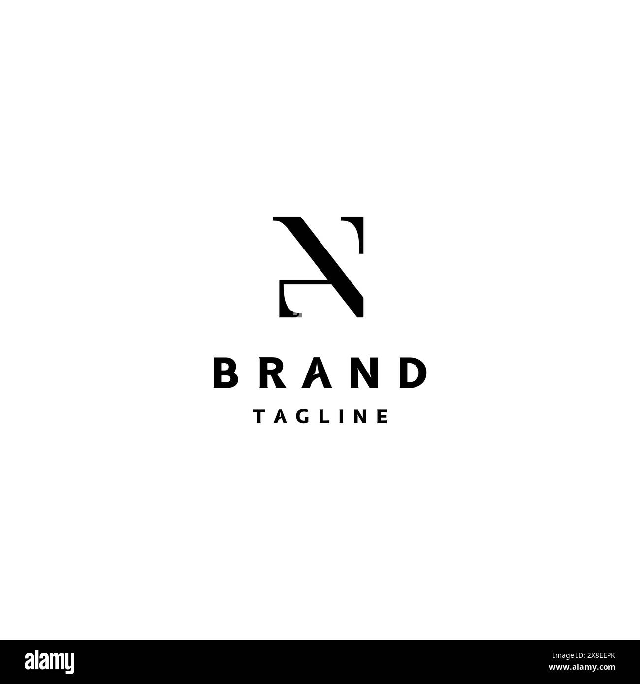 A and n logo hi-res stock photography and images - Alamy