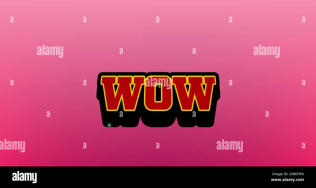 Wow text over digital globe hi-res stock photography and images - Alamy