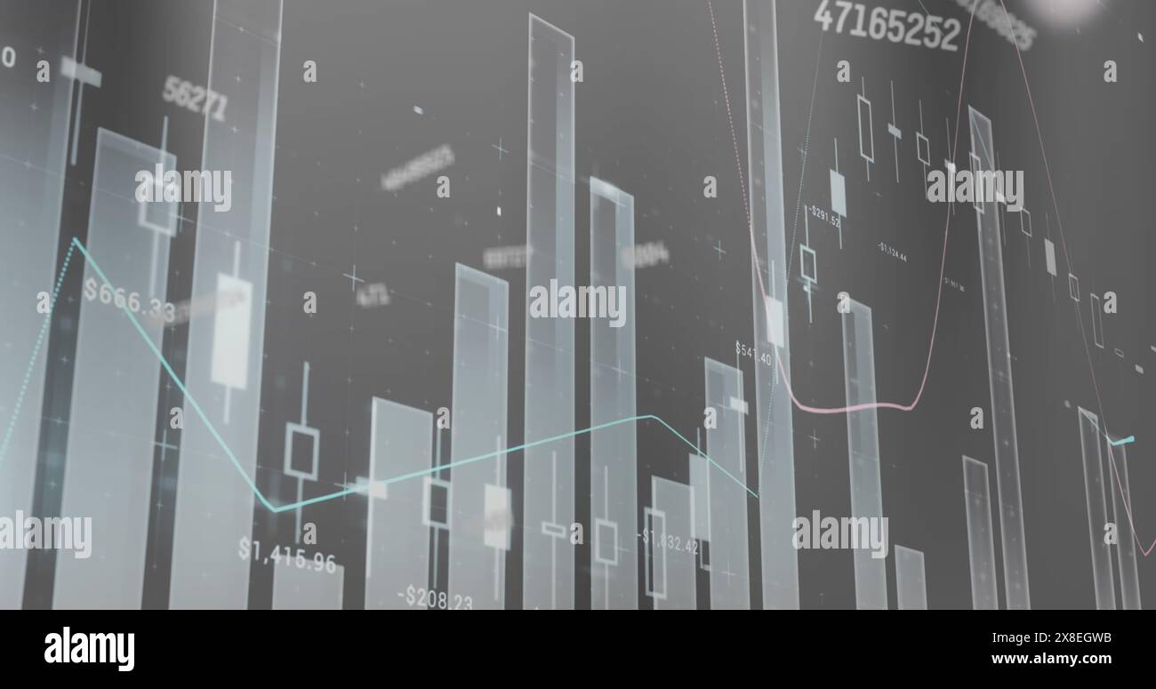 Multiple numbers changing over financial hi-res stock photography and ... Multiple numbers changing over financial hi-res stock photography and ...