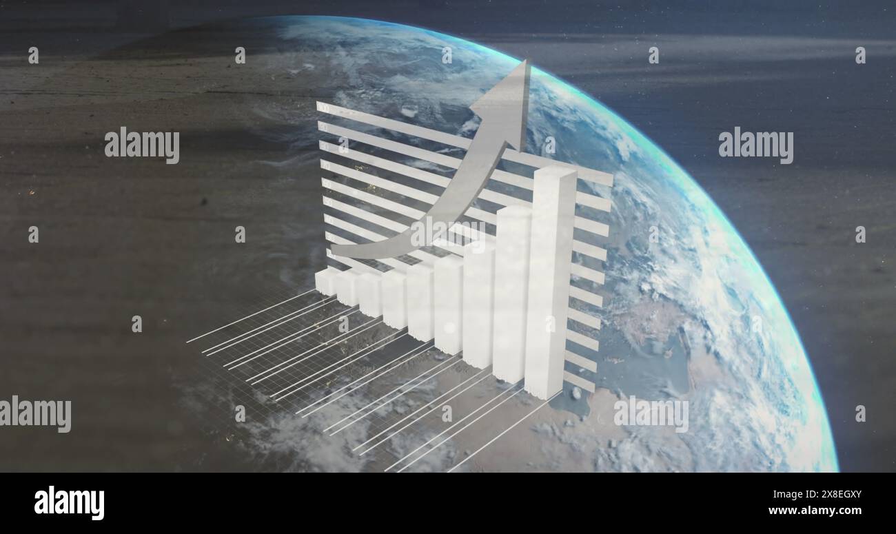 Bar graph animation over modern hi-res stock photography and images - Alamy