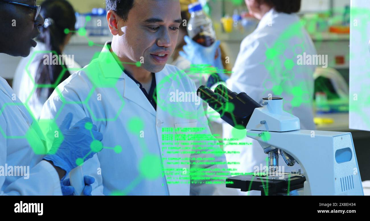 Image of medical data processing over diverse male and female ...