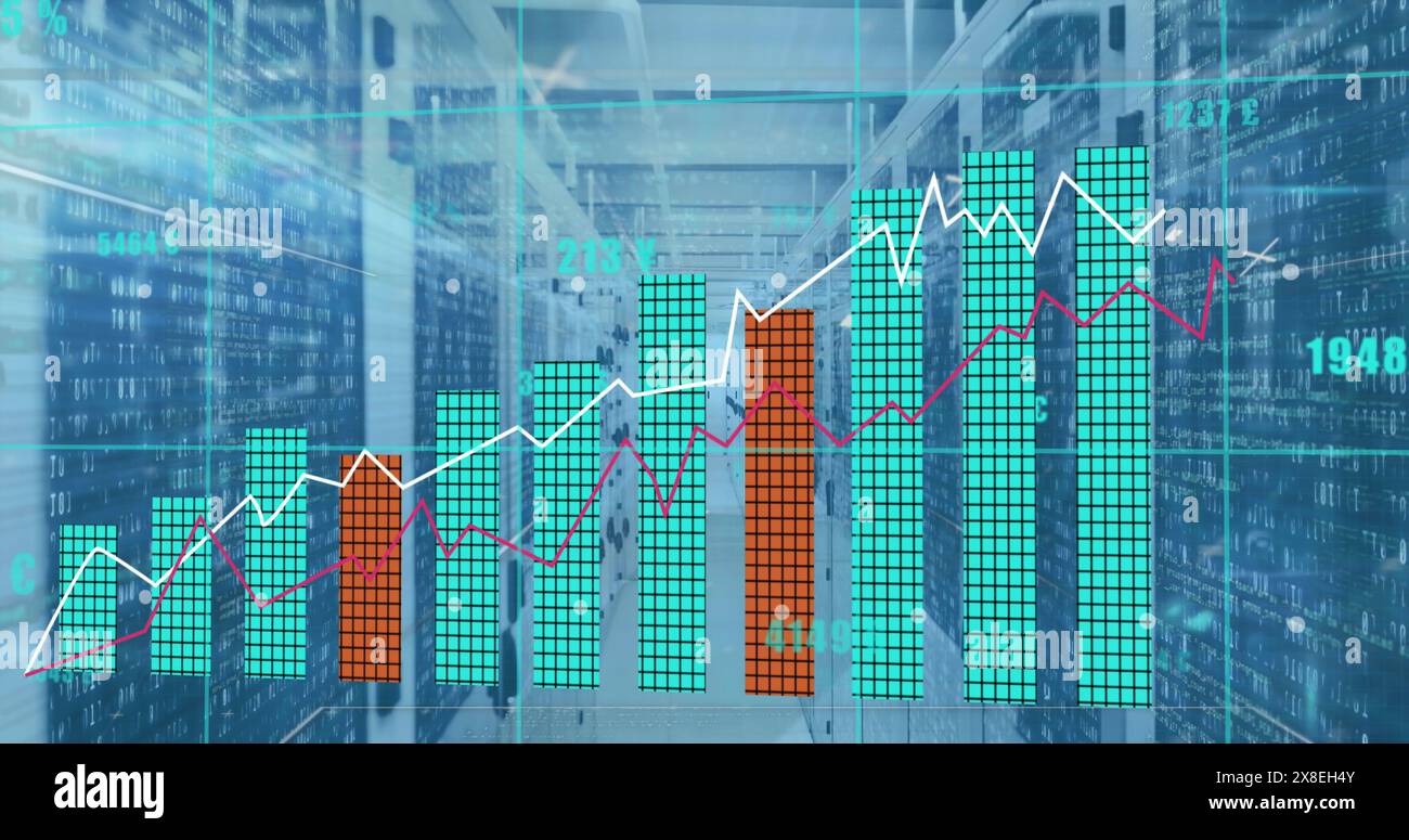 Animation interface data information processing hi-res stock ...