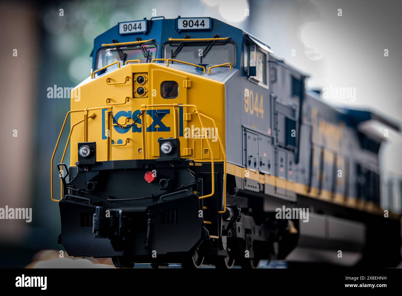 CSX Dash 9 Diesel Engine Stock Photo - Alamy