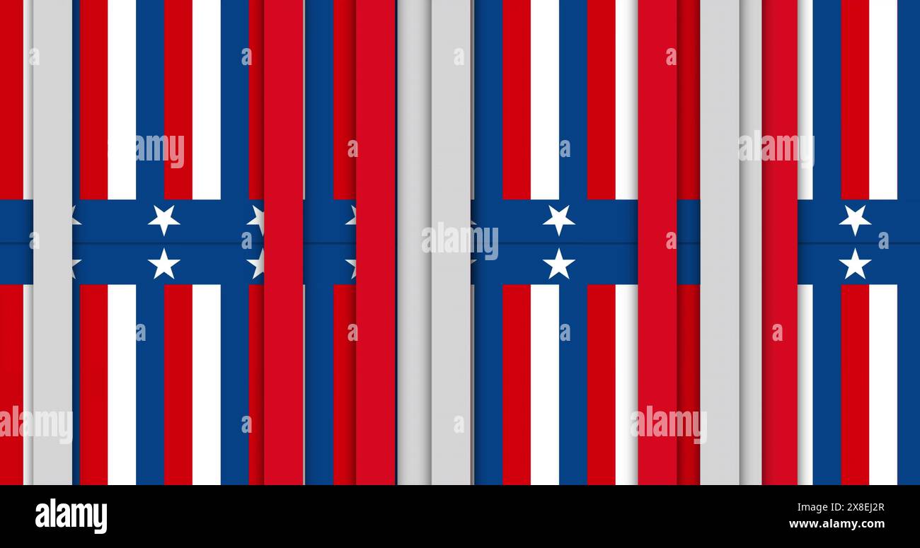 Image of stripes and stars coloured with flag of usa Stock Photo - Alamy