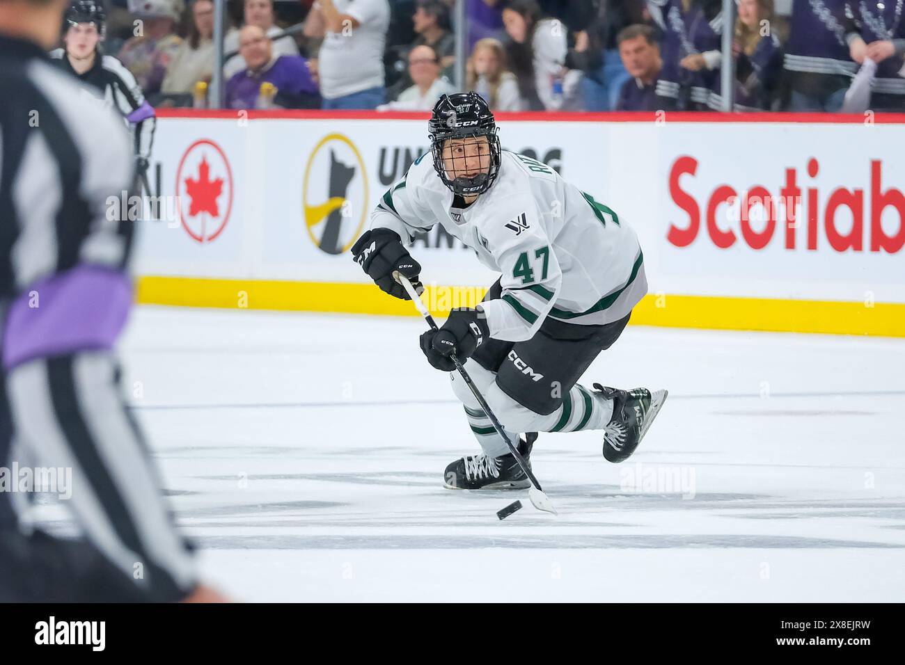 Minneapolis, Minnesota, USA. 24th May, 2024. Boston forward JAMIE LEE ...