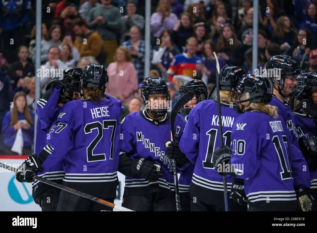 Minneapolis, Minnesota, USA. 24th May, 2024. Minnesota Forward BROOKE ...