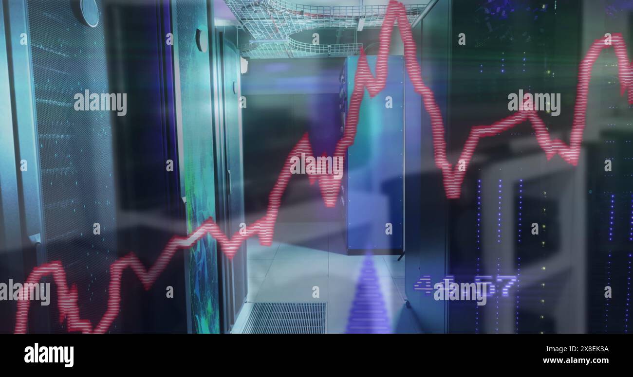 Digital composite arrows graphs statistics hi-res stock photography and ...