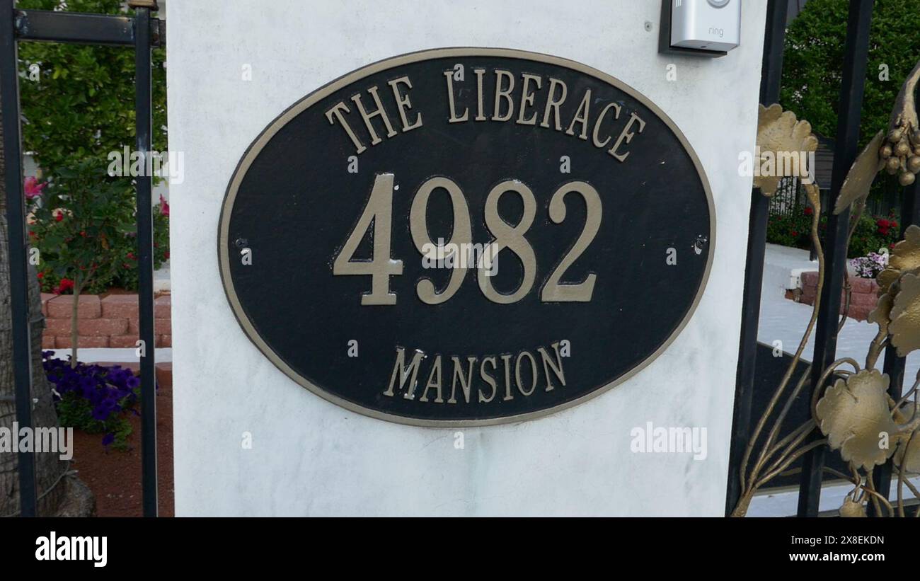 Las Vegas, Nevada, USA 14th May 2024 Entertainer Liberace Former Home ...