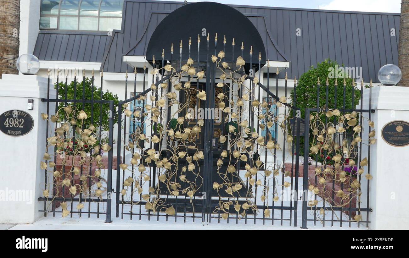 Las Vegas, Nevada, USA 14th May 2024 Entertainer Liberace Former Home ...