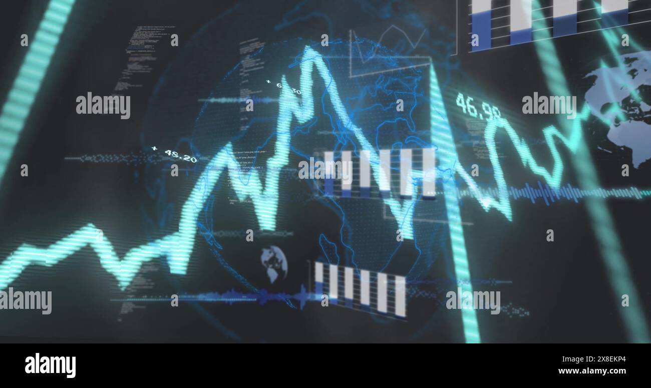 Arrows moving up graphs statistics hi-res stock photography and images - Alamy