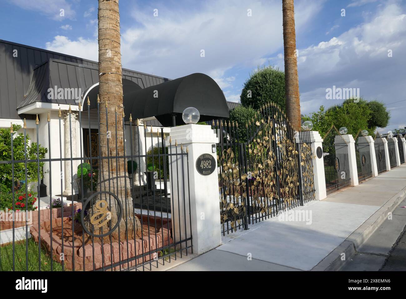 Las Vegas, Nevada, USA 14th May 2024 Entertainer Liberace Former Home ...