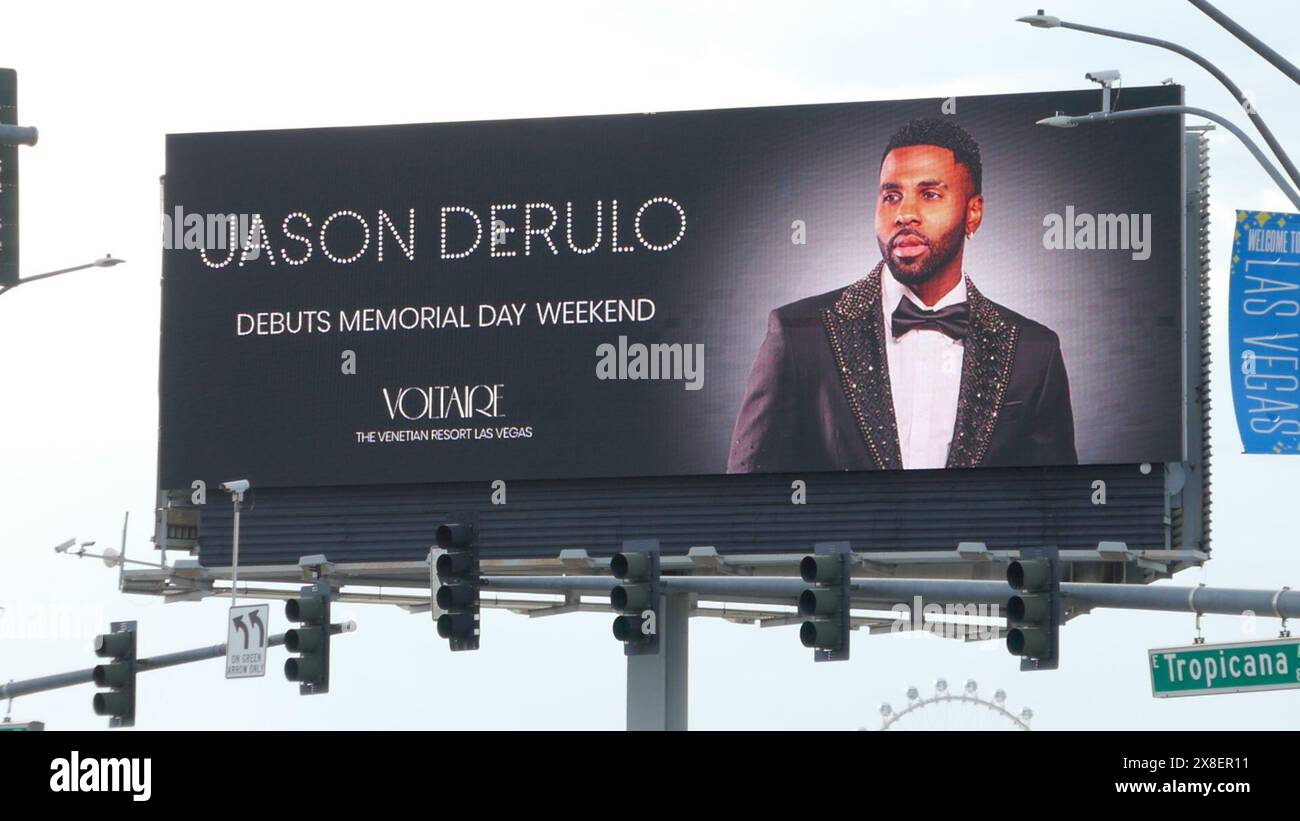 Las Vegas, Nevada, USA 14th May 2024 Singer Jason Derulo at Voltaire at ...