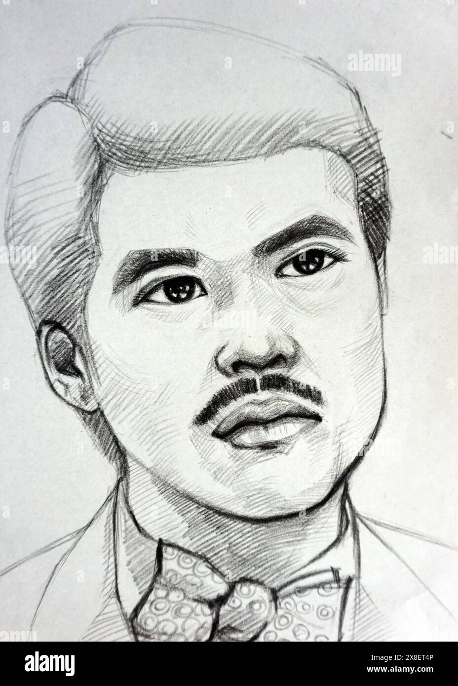 Man painted white wallpaper hi-res stock photography and images - Alamy