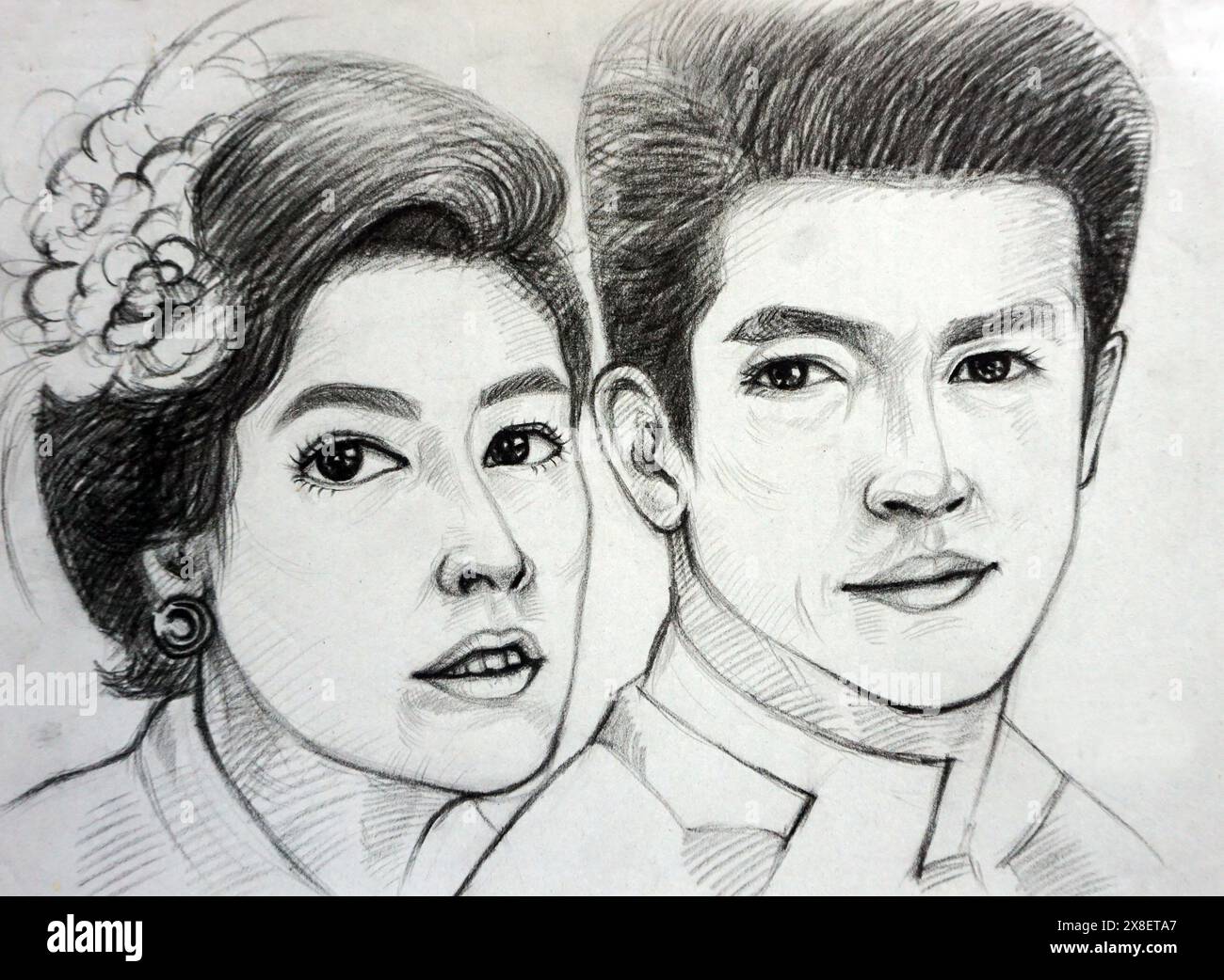 Person hand drawing picture painting hi-res stock photography and ...