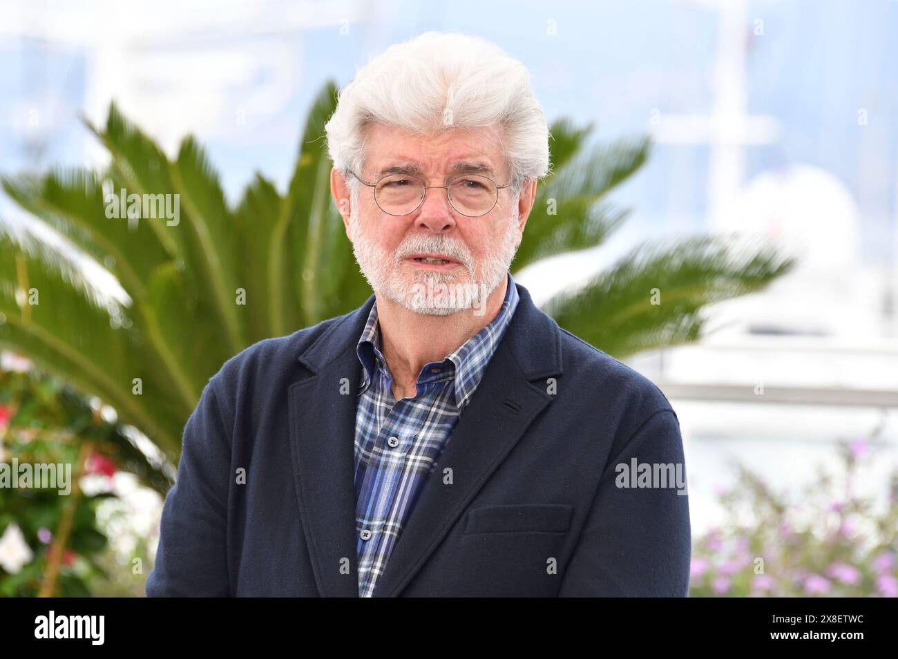 George Lucas beim Photocall zur Verleihung der Goldenen Ehrenpalme für ...
