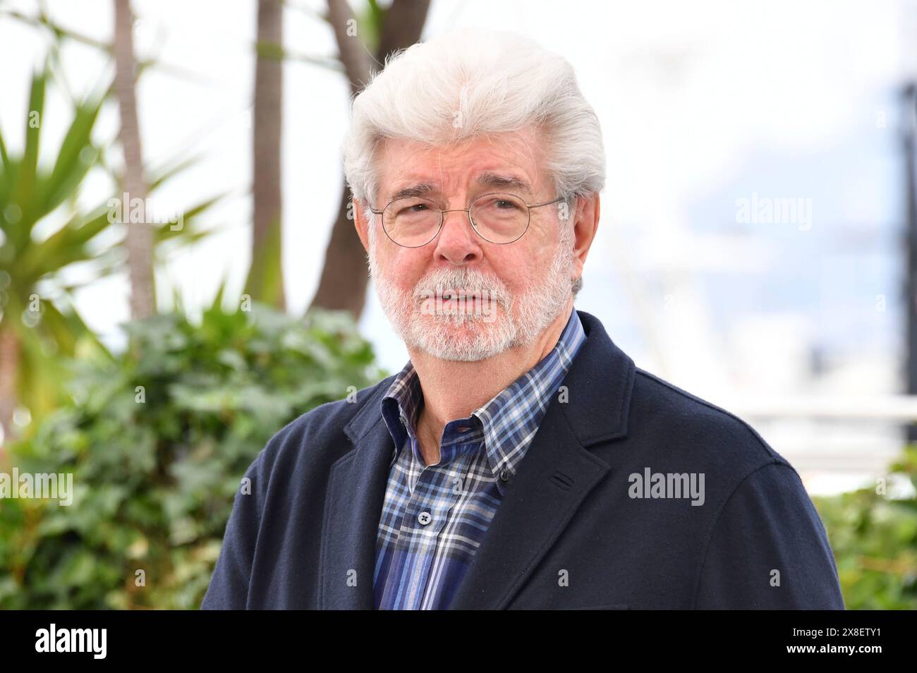 George Lucas beim Photocall zur Verleihung der Goldenen Ehrenpalme für ...
