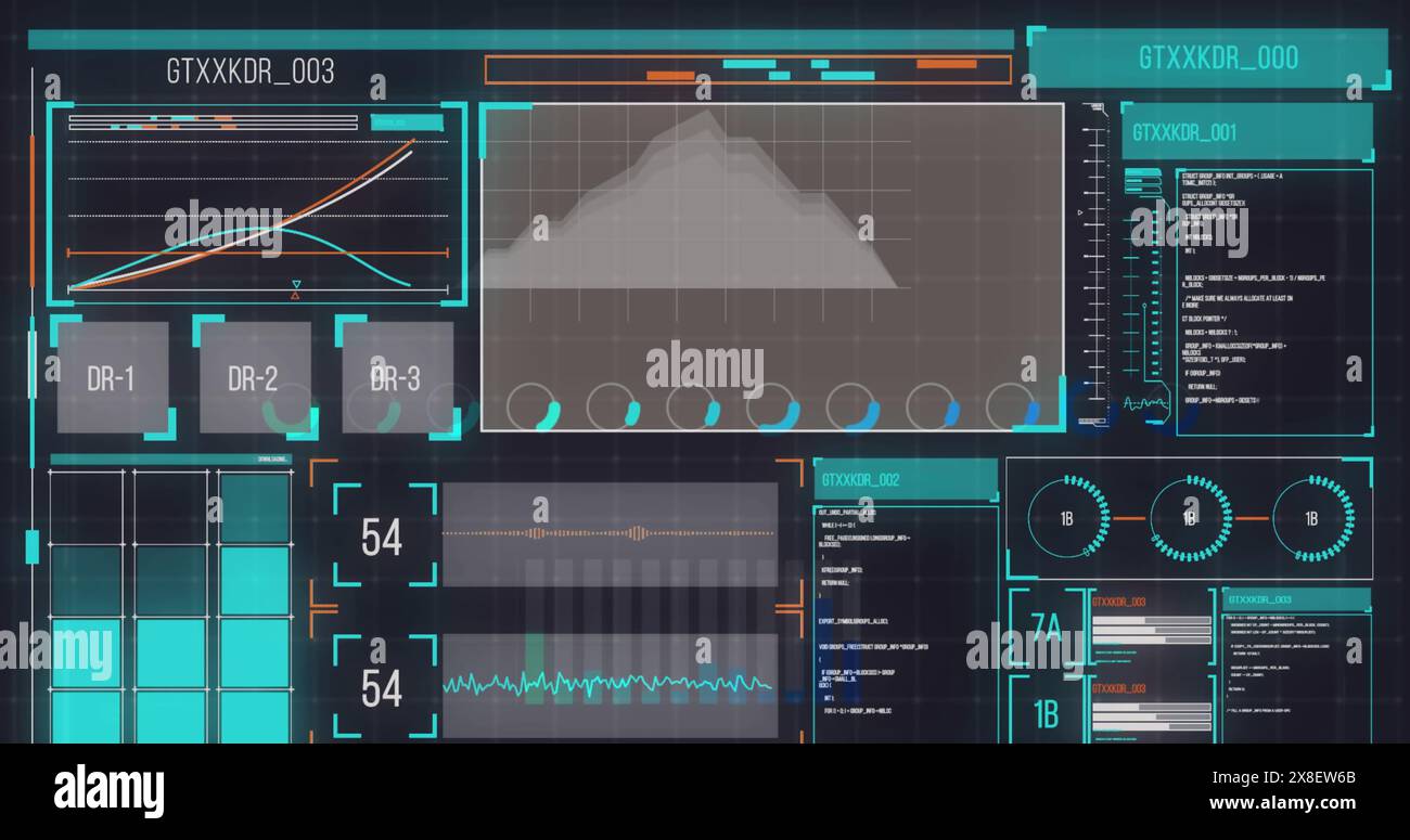 Animation numbers data processing world hi-res stock photography and ...